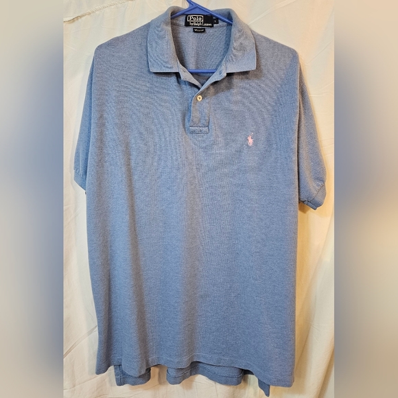 Polo Ralph Lauren | Shirts | Polo Ralph Lauren Shirt L Light Blue Pink ...